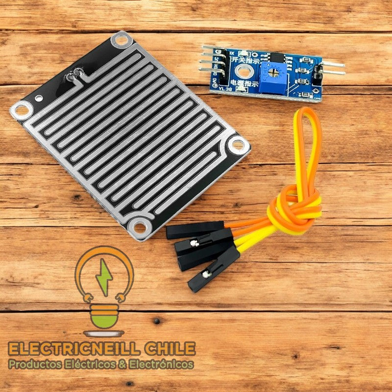 Sensor De Detección De Humedad Y Gotas De Lluvia Para Arduino